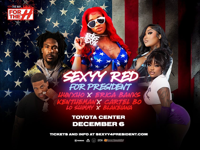 RESCHEDULED: 97.9 The Box presents For The H ‘24: Sexyy Red 4 President ...